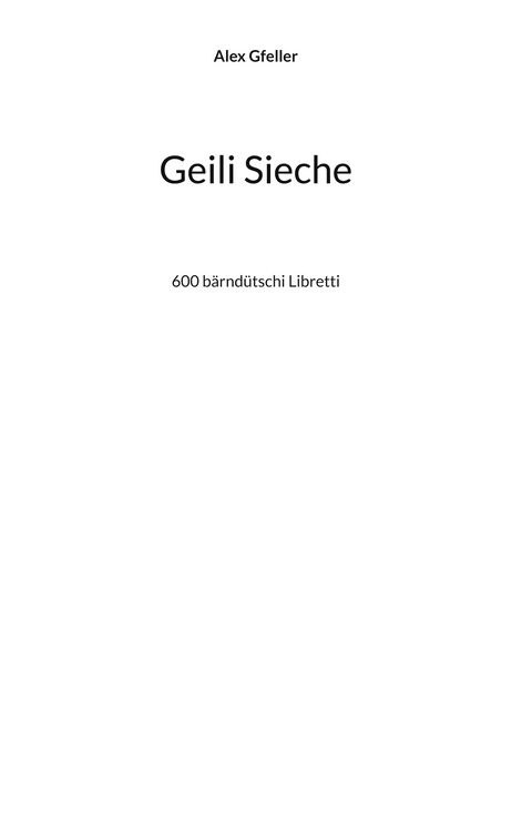 "Geili Sieche" online kaufen