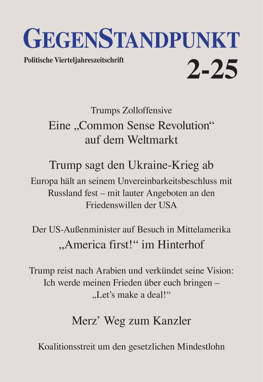 "GegenStandpunkt 2-25" als eBook kaufen