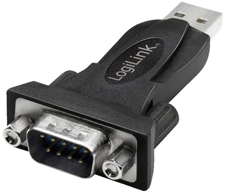 LogiLink Seriell Adapter [1x USB 2.0 Stecker A - 1x RS232-Stecker ...