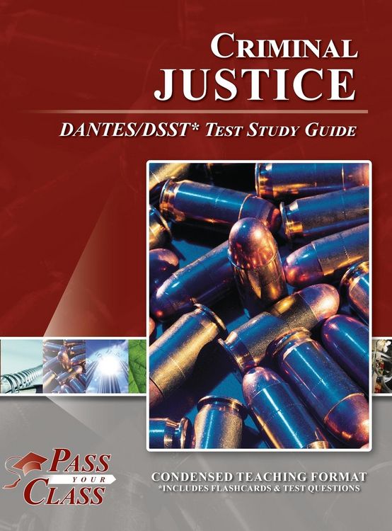 Criminal Justice DSST / DANTES Test Study Guide online bestellen