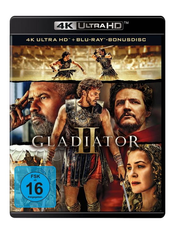 Gladiator II (4K Ultra HD) (+ Bonus-Blu-ray) als Blu-ray kaufen