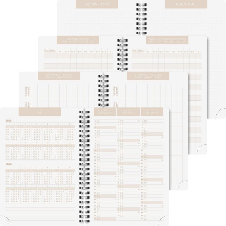 "BRUNNEN Schülerkal. 25/26 "Bubble Planner" 2 S. = 1 W. A5" kaufen
