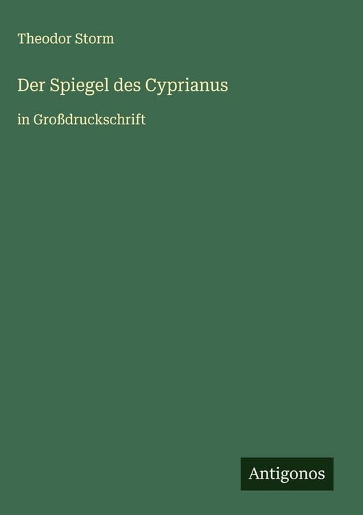 "Der Spiegel des Cyprianus" online kaufen