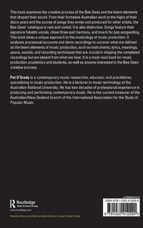 "Bee Gees, Process and Latent Elements in Music Production" auf ...