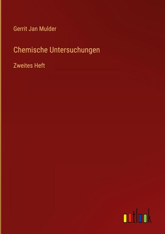 "Chemische Untersuchungen" online kaufen