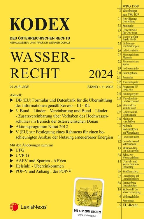 "KODEX Wasserrecht 2023/24 - inkl. App" online kaufen