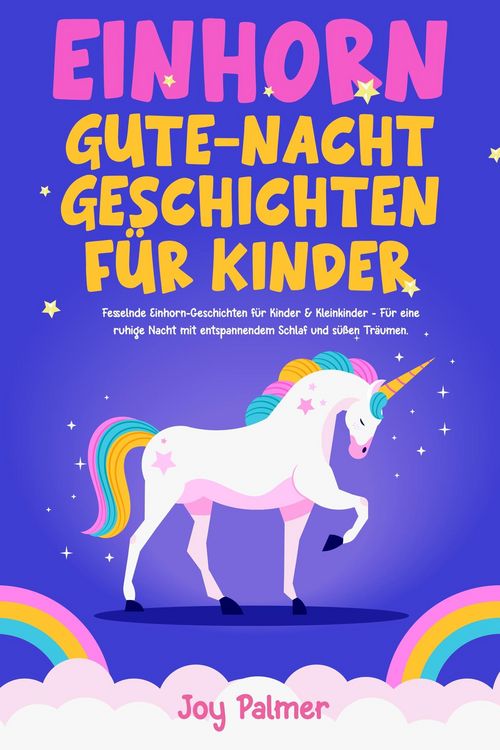 Stilvolle Gute Nacht Geschichte Einhorn Ebenbild