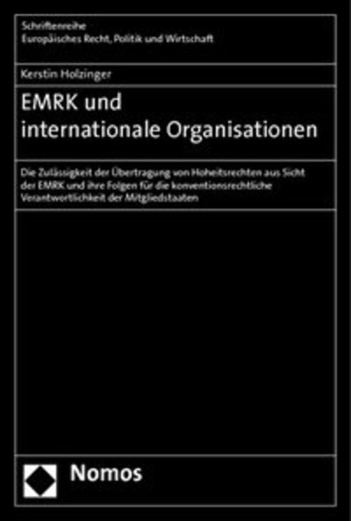 "EMRK und internationale Organisationen" online kaufen