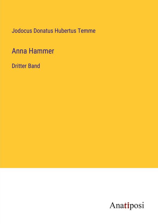 "Anna Hammer" online kaufen