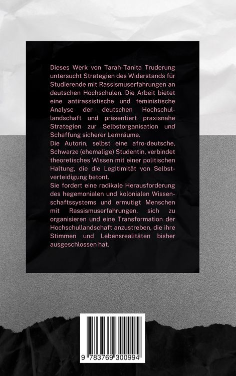 "Resist Academia" von Tarah-Tanita Truderung bei bücher.de bestellen