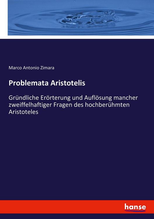 "Problemata Aristotelis" online kaufen