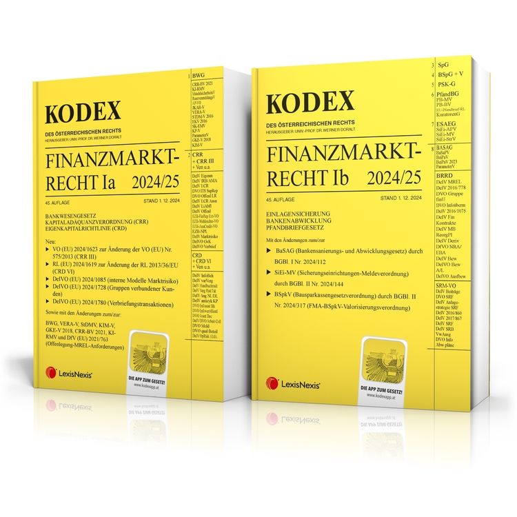 "KODEX Finanzmarktrecht Band II 2024/25 - inkl. App" online kaufen