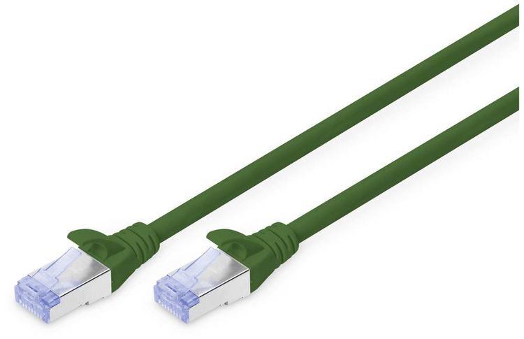 'Digitus DK-1532-150/G RJ45 Netzwerkkabel, Patchkabel CAT 5, CAT 5e SF/UTP 15 m Grün PVC-Mantel ...