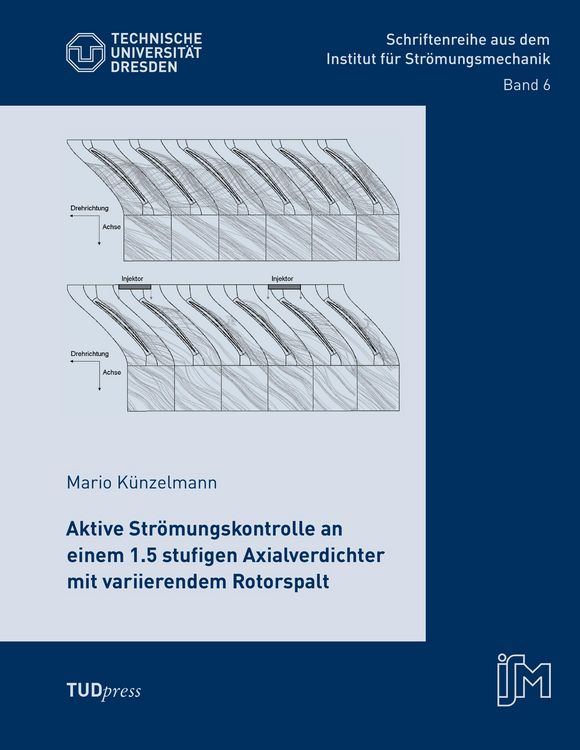 "Aktive Strömungskontrolle an einem 1.5 stufigen Axialverdichter mit ...