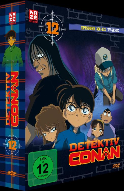 Detektiv Conan - TV-Serie - DVD Box 12 (Episoden 308-333) [5 DVDs] von ...