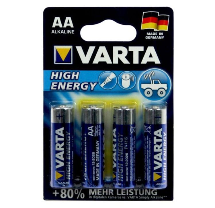 Batterie Varta Alkaline High Energy LR6 AA Mignon, 1,5 V, 4er online bestellen | Thalia
