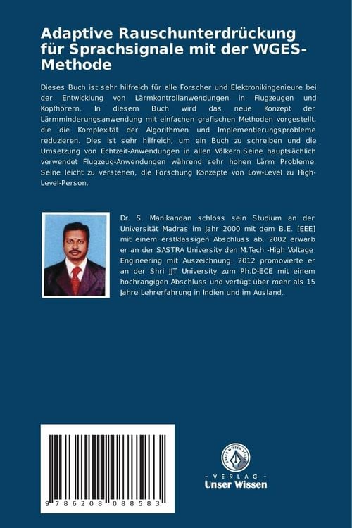 "Adaptive Rauschunterdrückung für Sprachsignale mit der WGES-Methode ...
