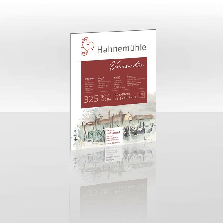 Hahnemühle Papier Veneto, 30 x 40 cm, 325 g/m² - Künstlerpapier ...