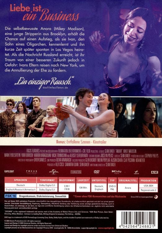 Anora als DVD kaufen