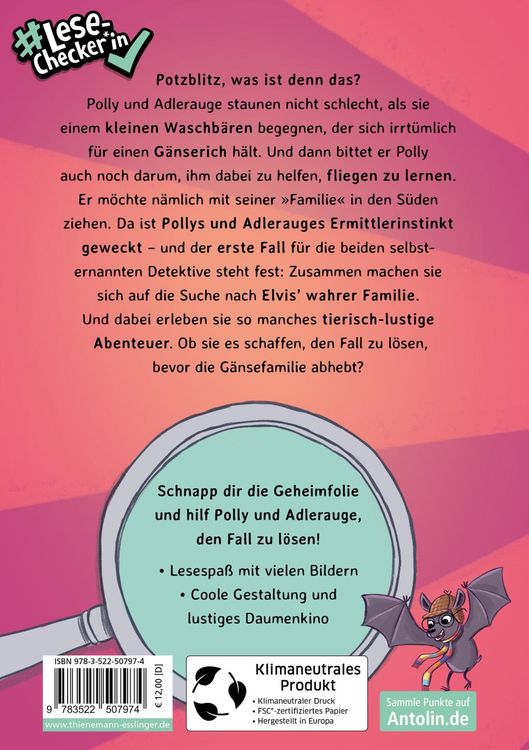"Polly Schlottermotz 1: Polly & Adlerauge ermitteln" von Lucy Astner ...