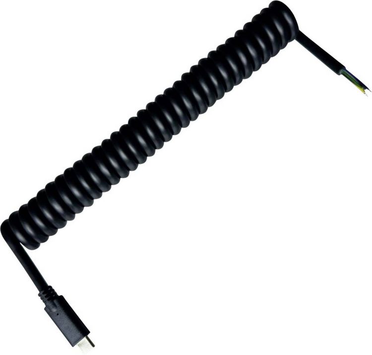 BKL Electronic USB-C® Kabel USB-C®, offene Kabelenden 2m Schwarz ...