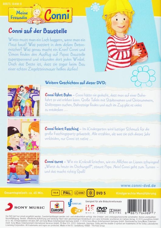 Meine Freundin Conni 11 - Conni auf der Baustelle als DVD kaufen