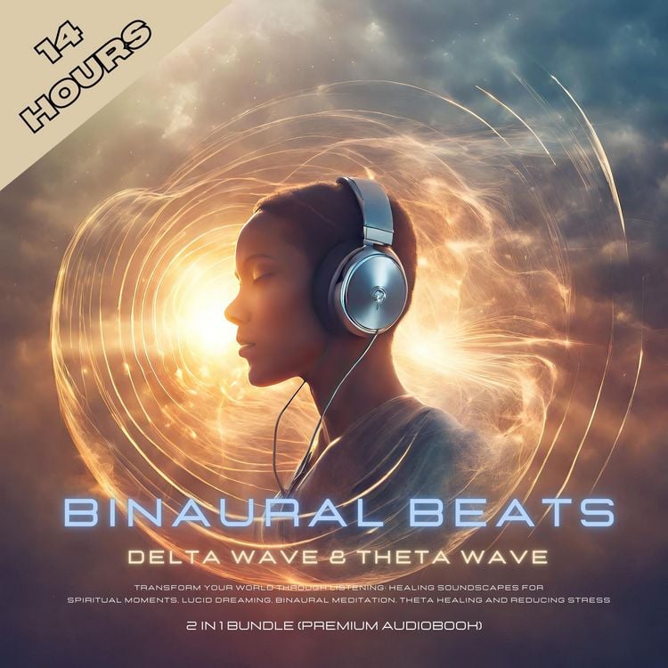 "Delta Wave & Theta Wave - Binaural Beats - Sound Healing - 2 in 1 Bundle" als Hörbuch kaufen