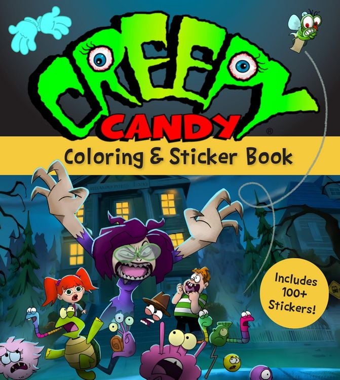 "Creepy Candy Coloring & Sticker Book" auf Englisch kaufen