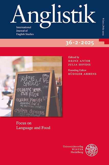 "Anglistik. International Journal of English Studies. Volume 36:2 (2025 ...