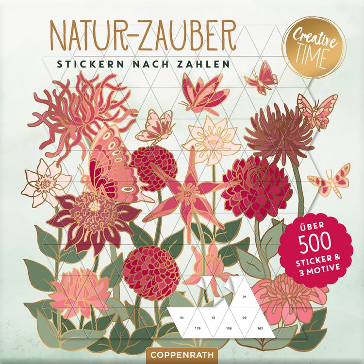 Stickern nach Zahlen: Blüten-Zauber (Creative Time) - Sticker ...