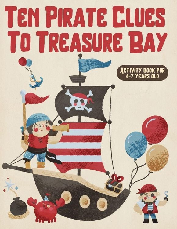 "Ten Pirate Clues to Treasure Bay" auf Englisch kaufen