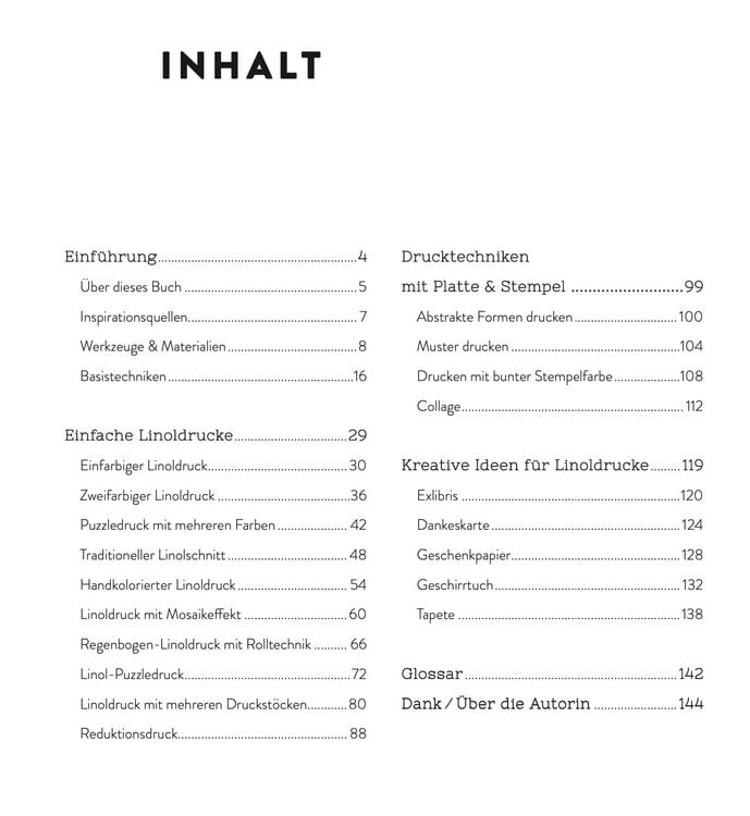 "Linoldruck. Grundlagen, Techniken und Projekte" online kaufen