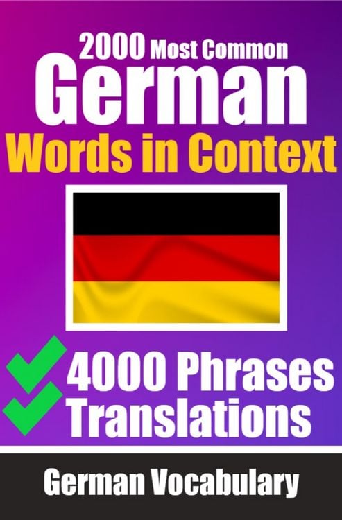 De Haan, A: 2000 Most Common German Words in Context | 4000 online ...