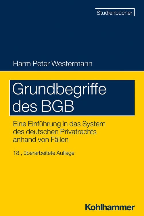 "Grundbegriffe des BGB" online kaufen