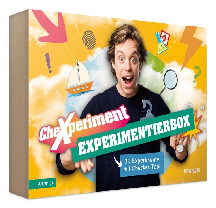 FRANZIS 67198 - CheXperiment Experimentierbox: 35 Experimente mit ...