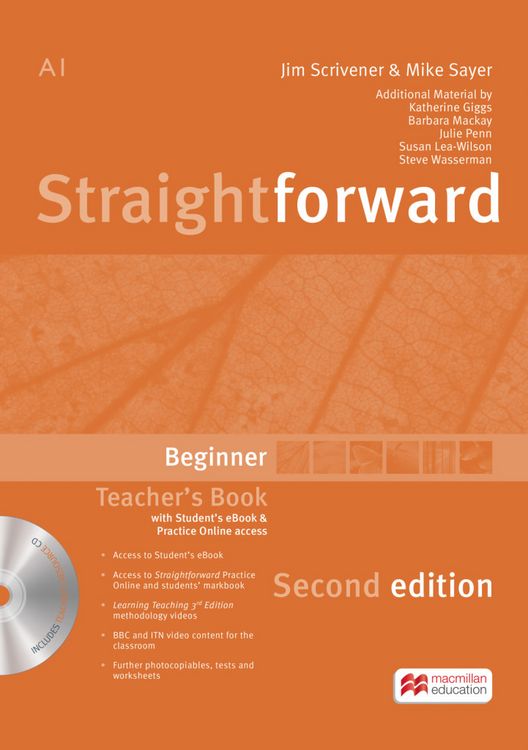 Straightforward Sec.Ed. Interm./Teacher's B.+DVDR, ebook online bestellen