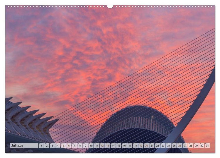 "Valencia - Stadt der Kunst (hochwertiger Premium Wandkalender 2025 DIN ...