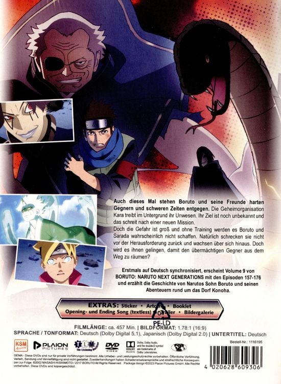 Boruto: Naruto Next Generations - Volume 9 (Ep. 157-176) [3 DVDs] als ...