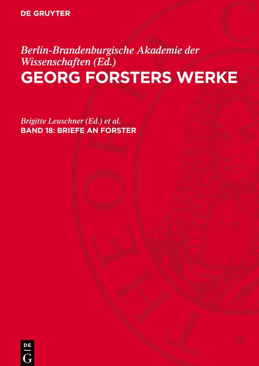 "Georg Forsters Werke, Band 18, Briefe an Forster" online kaufen