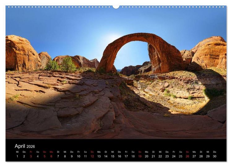 "USA Süd-West (hochwertiger Premium Wandkalender 2026 DIN A2 quer ...