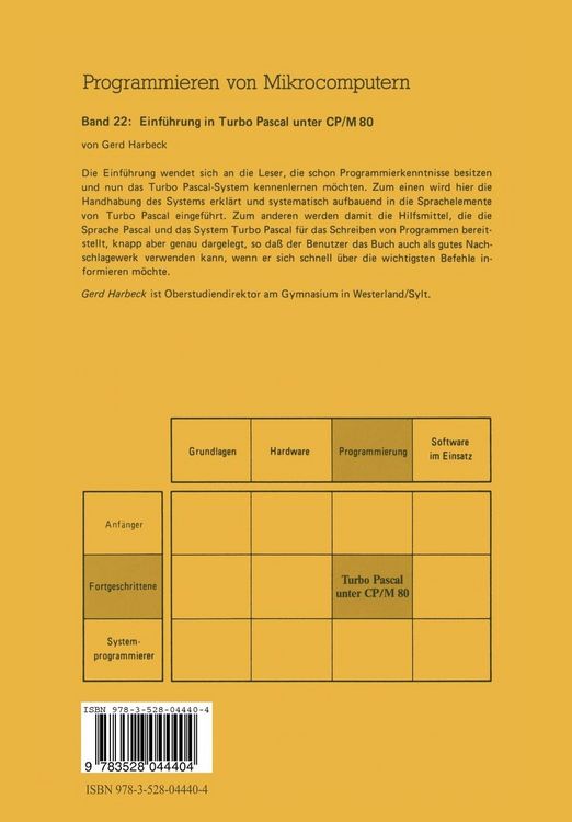 "Einführung in Turbo Pascal unter CP/M 80" online kaufen