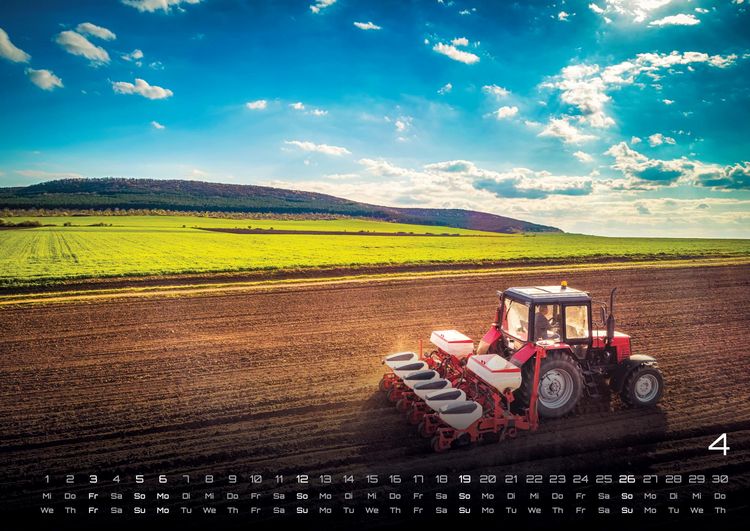 "Landmaschinen - Traktor - 2026 - Kalender DIN A2" kaufen