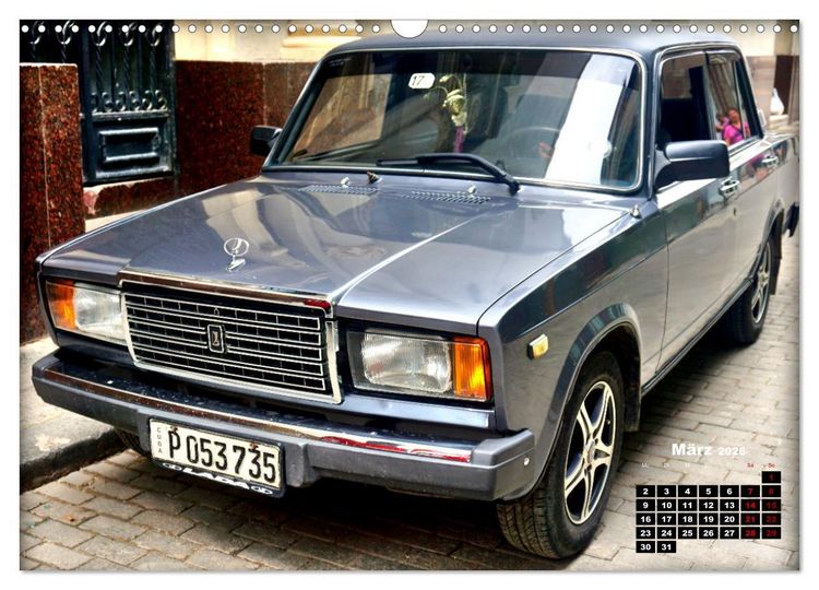 "LADA-2107 - Die Auto-Ikone der UdSSR (Wandkalender 2026 DIN A3 quer ...