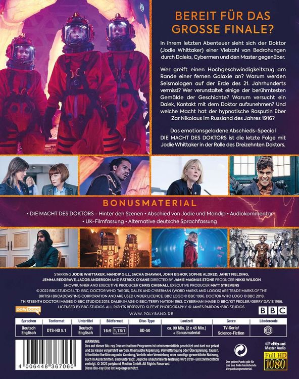 Doctor Who - Die Macht des Doktors von Jamie Magnus Stone - Blu-ray ...