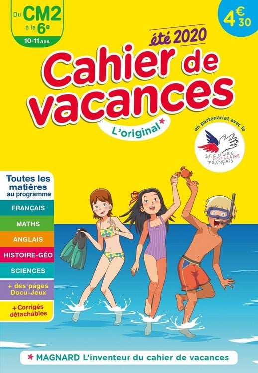 "Cahier de vacances 2020 du cm2 ver" auf Französisch kaufen