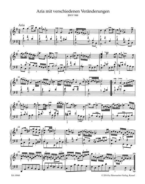 "Goldberg-Variationen BWV 988" von Johann Sebastian Bach bei bücher.de ...