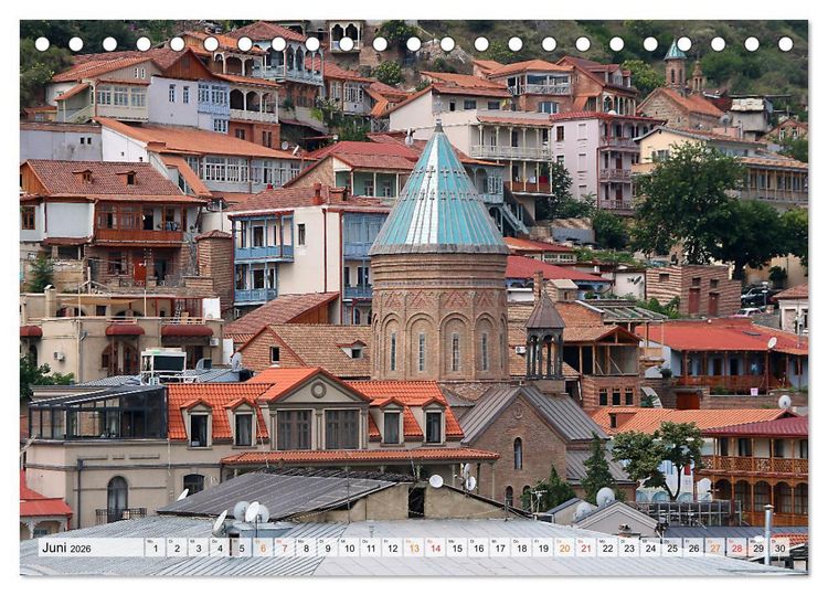 "Sehnsucht Georgien (Tischkalender 2026 DIN A5 quer), CALVENDO ...