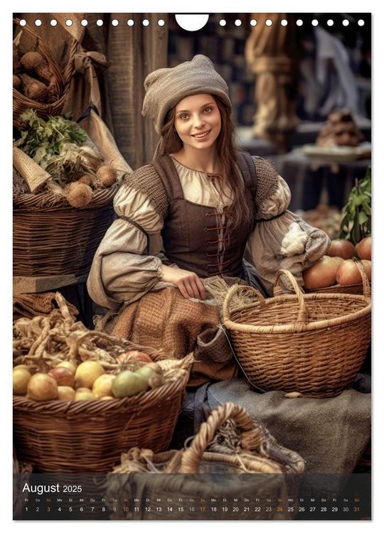 'Fesche Marktfrauen (Wandkalender 2025 DIN A4 hoch), CALVENDO ...