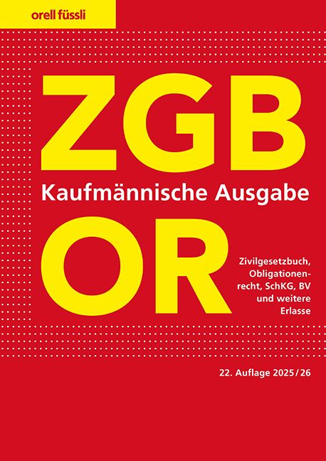 "ZGB/OR Kaufmännische Ausgabe" online kaufen