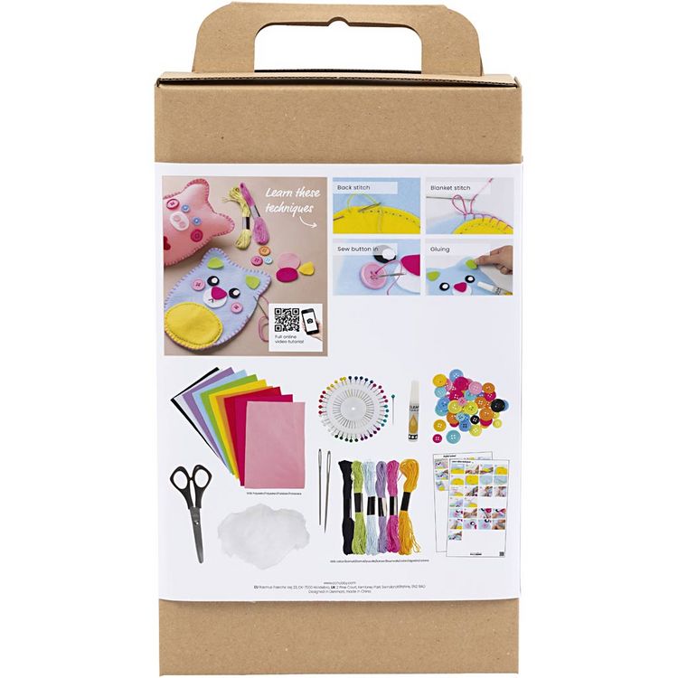 Creativ Company DIY Sets Filz & Fleece Starter Kreativ Set Nähen ...